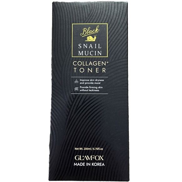 Glamfox | Skincare | New Glamfox Black Snail Mucin Collagen Toner ...